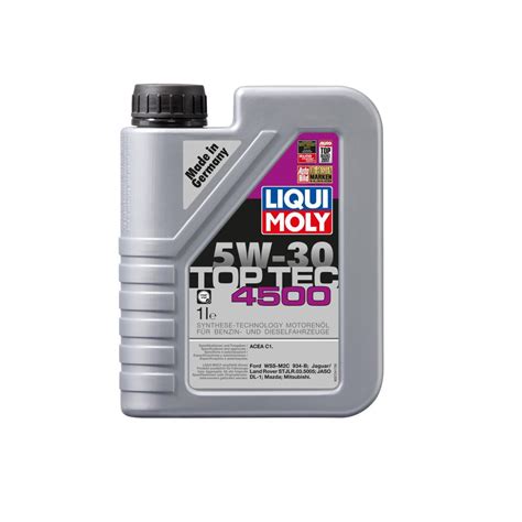 Моторное масло Liqui Moly Top Tec 4500 5W30 | Канистра 1 л | 2317 ...