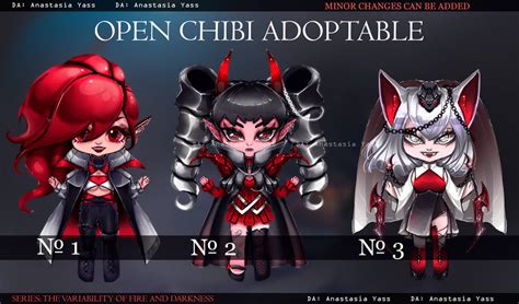 Chibi Batch Fire And Darkness 1 By Anastasiayass On Deviantart