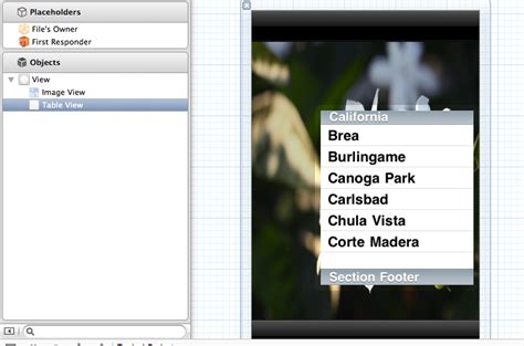 Iphone Resize Uitableview In Interface Builder Stack Overflow