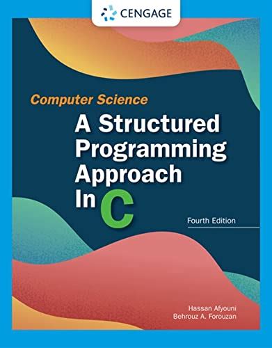 computer science a structured programming approach in c stanzatextbooks