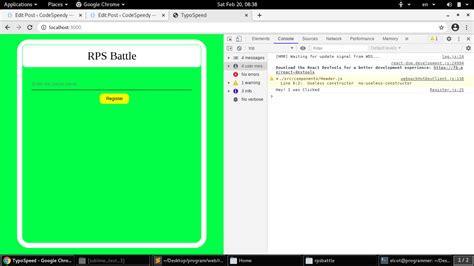 Handling Events In React JS Day CodeSpeedy