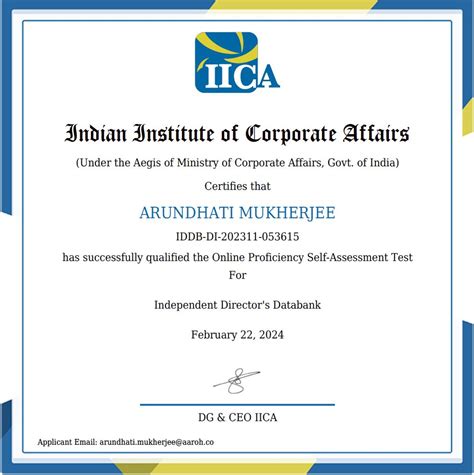 Arundhati Mukherjee On Linkedin Independentdirector Iod Instituteofdirectors Iodindia
