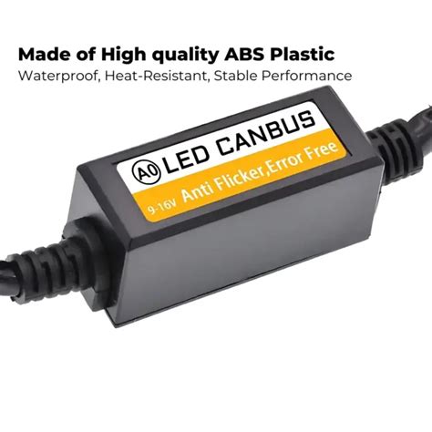 Intelligent Led Headlight Canbus Decoder Error Free Anti Flicker For