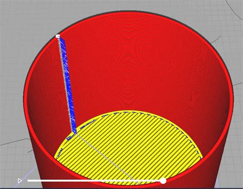 Vertical Gap In Cylinder Wall Rfixmyprint