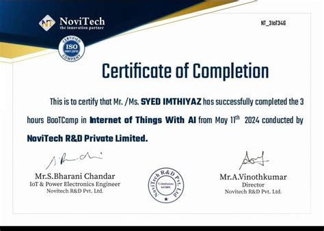 syed imthiyaz on linkedin excited to share that i have completed a