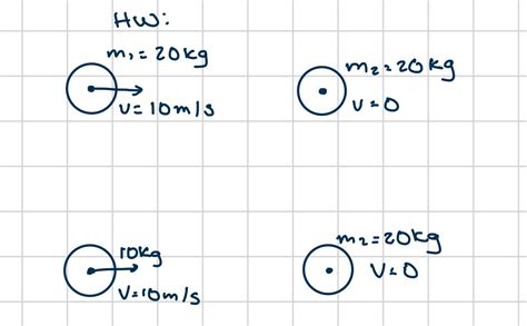Solved Hw Need To Use The Elastic Collision And Solve For