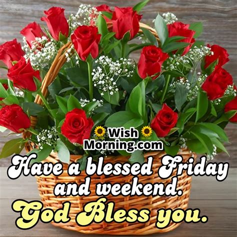 Friday Blessings Images To Embrace The Weekend With Positivity Wish