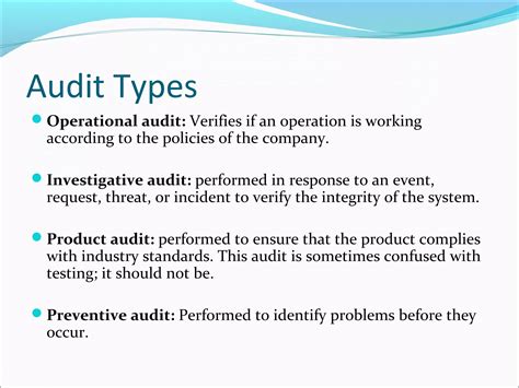 database auditing models ppt