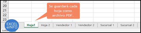 Guardar Hojas En Archivos Pdf En Excel Usando Vba Y Macros Sergio