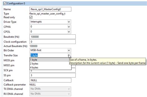 solved when using flexio spi how to toggle cs in muti byte unit