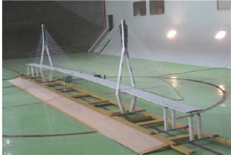 The Picture Of The Installed Entire Bridge Model In The Wind Tunnel Download Scientific Diagram