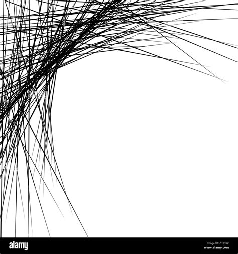 Dense Intersecting Lines Abstract Geometric Edgy Graphic Monochrome Geometric Art Stock