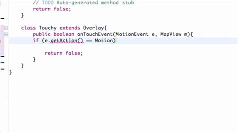 android application development tutorial 133 overlay motionevent time