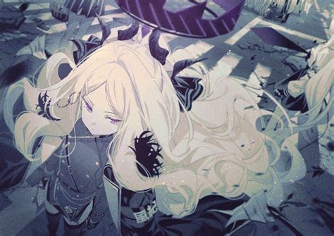 Ouri Aya Pine Hina Blue Archive Blue Archive Fluffy Hair 1girl Black Halo Black Horns