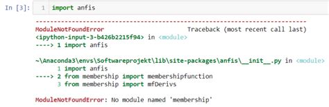 python why can t i import a package in anaconda jupyter notebook