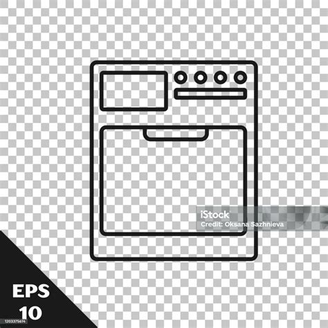 투명 한 배경에 격리 된 검은 선 와셔 아이콘입니다 세탁기 아이콘입니다 옷 세탁기 세탁기 가전 제품 기호입니다 벡터 일러스트레이션 가사 집안일에 대한 스톡 벡터 아트 및