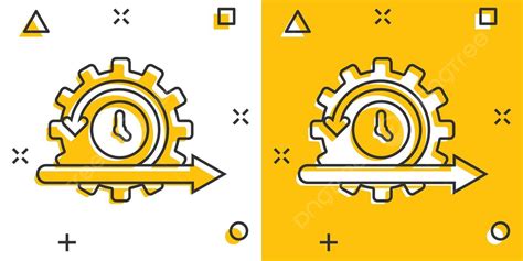 Agile Comic Icon With Arrow Cycle And Splash Effect Vector Agile Programming Technology PNG