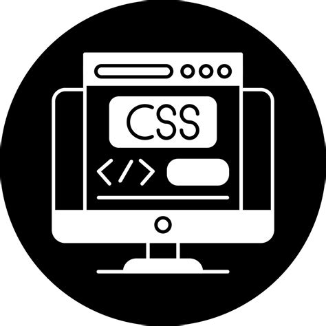 Css Circle Inverted Icon 47315850 Vector Art At Vecteezy