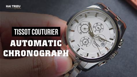 Review Đồng Hồ Tissot Couturier Automatic Chronograph Youtube