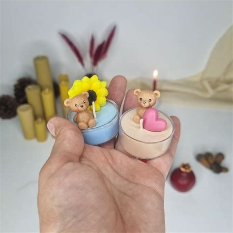 خرید و قیمت قالب سیلیکونی خرس تدی سایز کوچک دو و نیم سانت از غرفه پری کندل