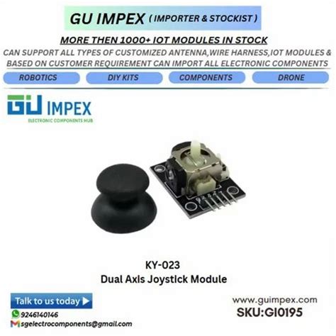 Plastic Dual Axis Xy Joystick Module For Arduino Ps Joystick Module At Piece In Hyderabad