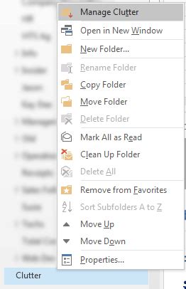How To Turn Off Clutter In Outlook Office Messaging Architects