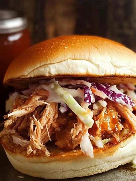 Mouthwatering Pulled Pork Sandwiches With Classic Cole Slaw Recipes