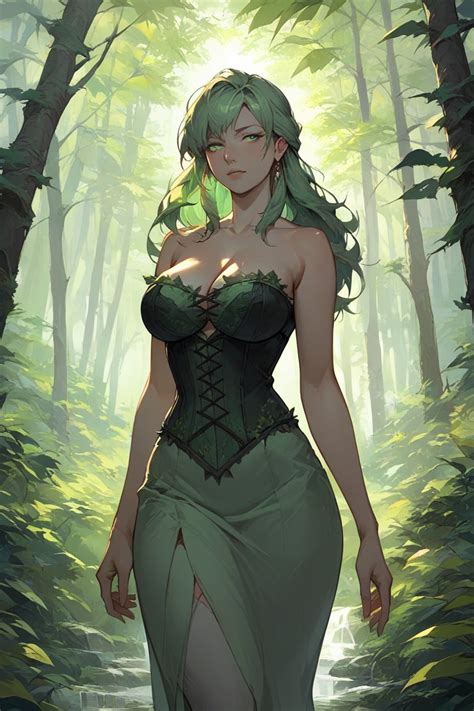 Green Hair Dawn AI Porn