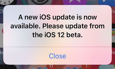 Ios 12 Users Running Current Beta Plagued With Popup Prompting An