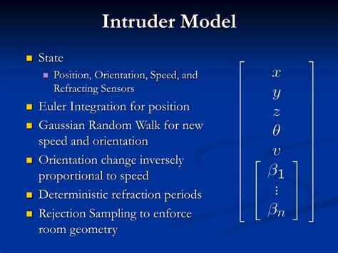 Ppt Automated Intruder Tracking Using Particle Filtering And A