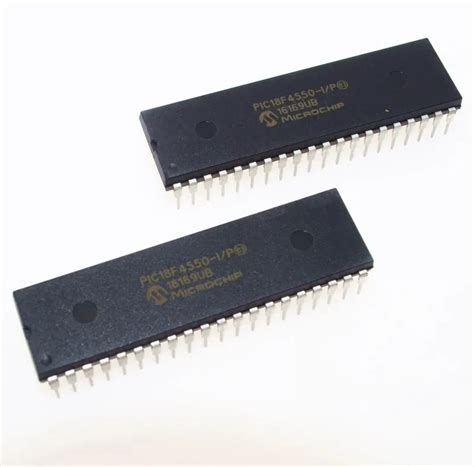pic18f4550 usb microcontrollers dip40 ic mcu flash 16kx16 digilog pk