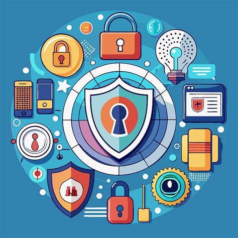 Cybersecurity Vector Illustrations Premium Ai Generated Vector