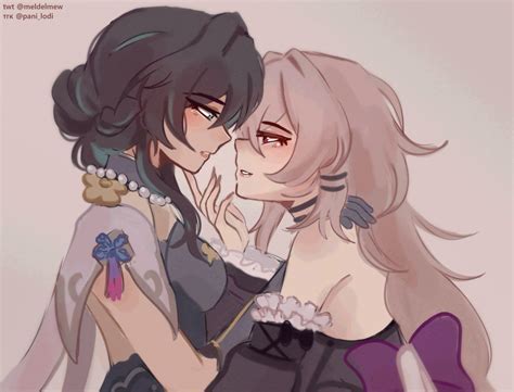 Herta And Ruan Mei Honkai And More Drawn By Meldelmew Danbooru