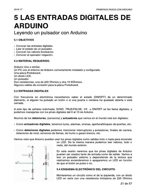 5 las entradas digitales de arduino pdf pdf