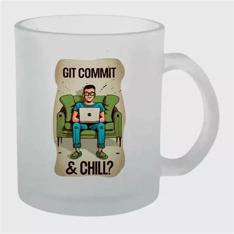 Caneca Jateada Jv Git Commit Chill MercadoLivre