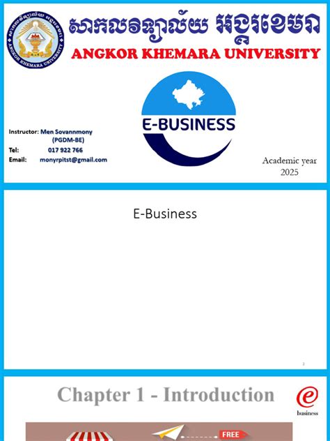 Ch 1 Introduction1 1 Pdf Electronic Business Money