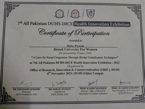 Dr Hafsa Waseem On Linkedin It Was A Great Honour For Me To Be A Part Of Such An Informational And