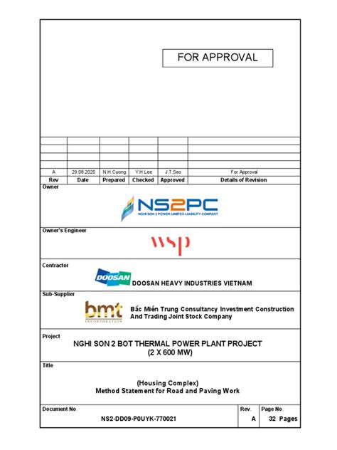 Method Statement For Road And Paving Work Pdf Road Surface Road