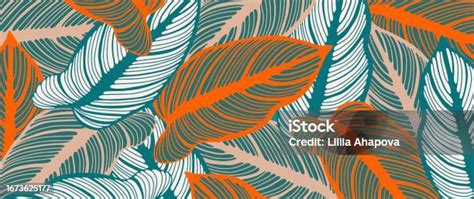 나뭇잎이 있는 밝은 가을 식물 배경 장식 월페이퍼 엽서 표지 및 프리젠테이션 소셜 미디어 게시물에 대한 추상적인 배경 나무에 대한 스톡 벡터 아트 및 기타 이미지 Istock