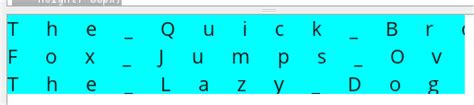 html same font character spacing and line height but different