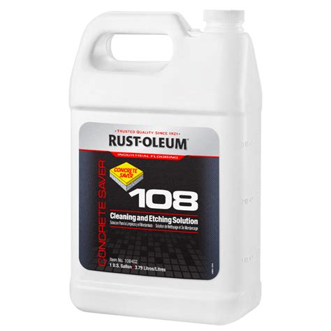 Rust Oleum Concrete Saver 108 Cleaning And Etching Solution