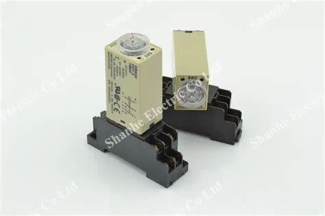 2 Kits On Delay Timer Relay With Socket Base Power On Time Delay Solid State Timer Relay DPDT In