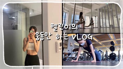 헬린이의 운동vlog🏋🏻‍♀️ 폴댄스 프로필준비 진짜 운동만함💪🏻 Youtube
