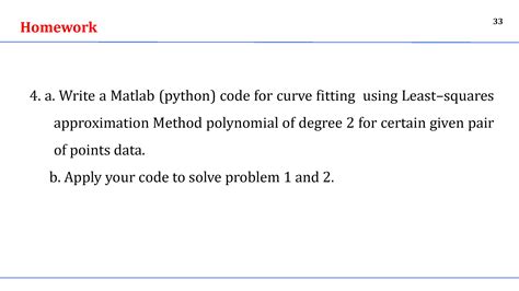 4 A Write A Matlab Python Code For Curve StudyX