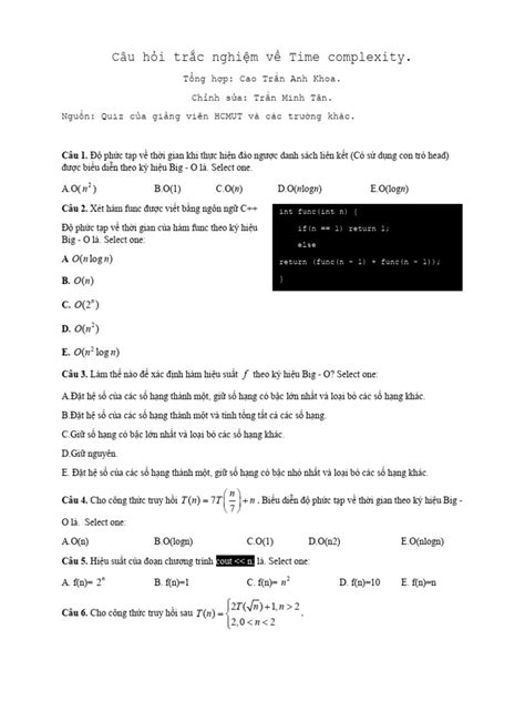 Time Complexity Pdf Time Complexity Pdf