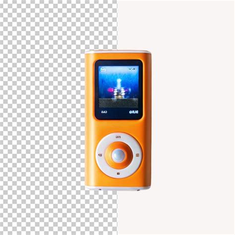 Expensive Small Mp Player On A Transparent Background Premium AI Generated PSD