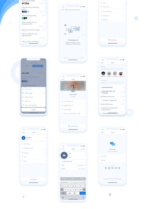 ACM chat 为iOS和Android设计移动应用程序