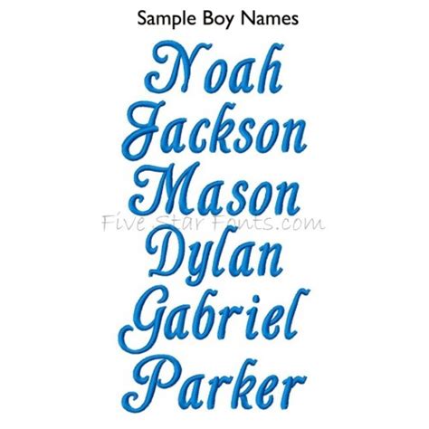 Penelope Embroidery Font