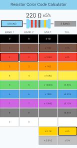 Resistor Code Calculator Apps On Google Play