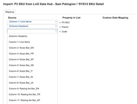 Import Into P SKU List Anaplan Community